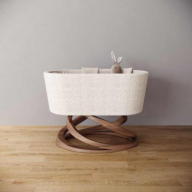 Walnut Wave Cradle - Angels & Urchins